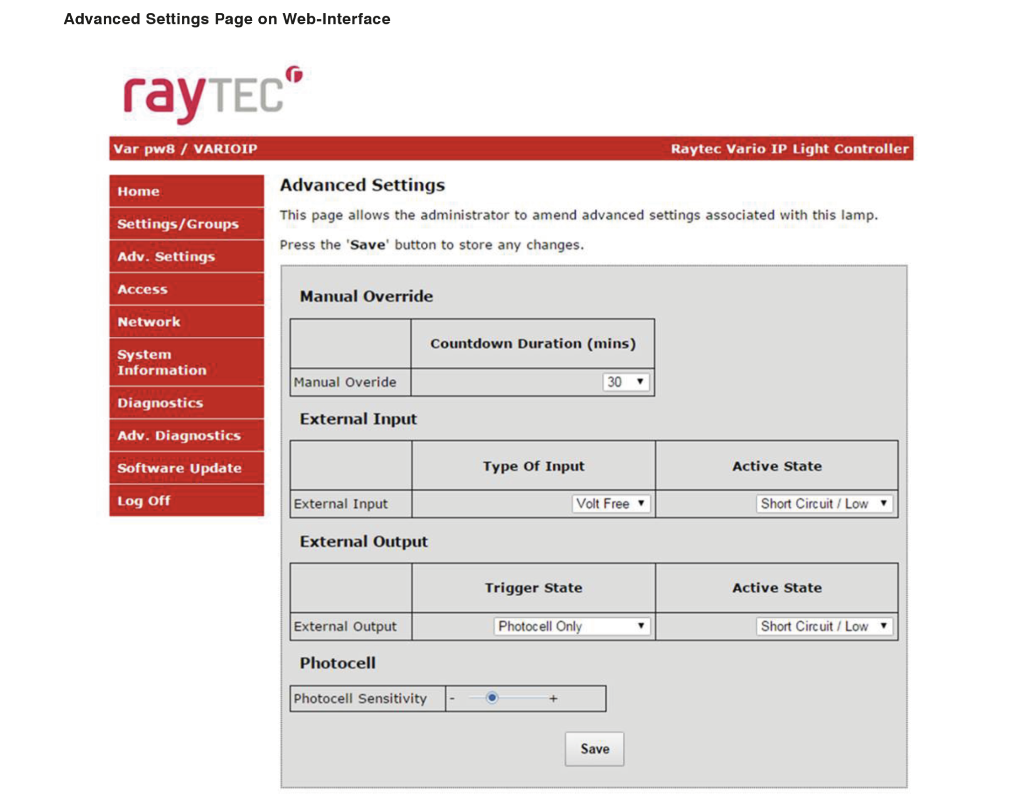 Raytec: Creating Dynamic Lighting for Network Systems