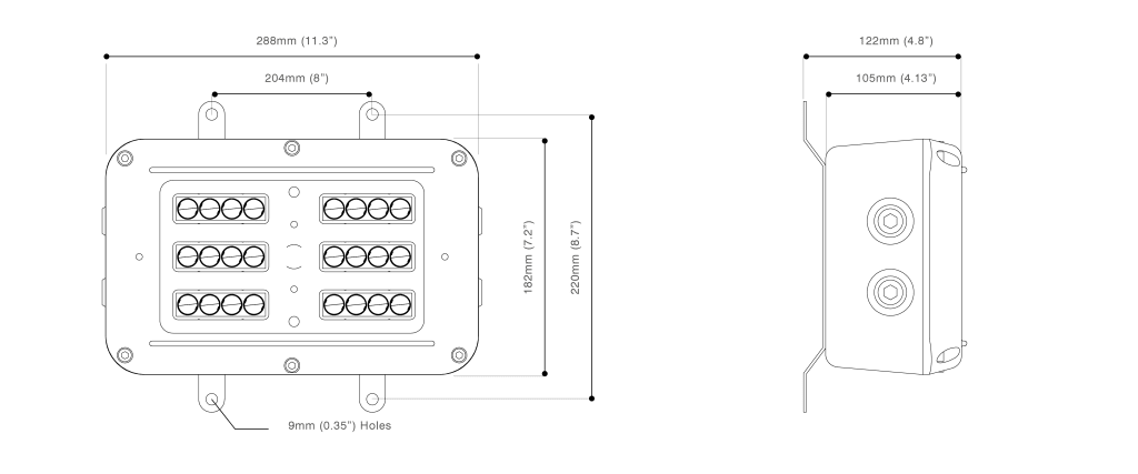 ATEX LED Bulkhead | SPARTAN BL24 Zone 1 | Raytec LED Lighting