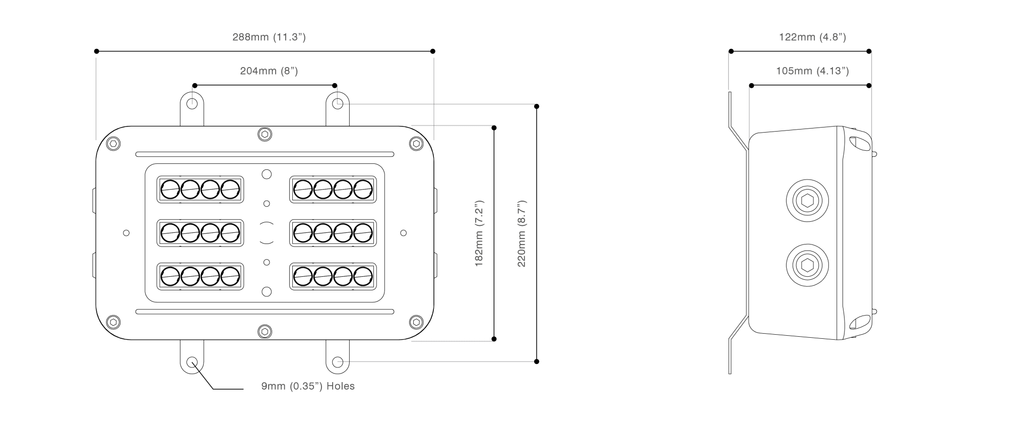 ATEX LED Bulkhead | SPARTAN BL24 Zone 1 | Raytec LED Lighting