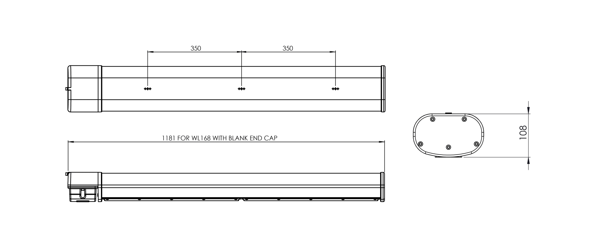 Ex Linear Lighting | SPARTAN WL168 Zone 1 | Raytec LED Luminaires