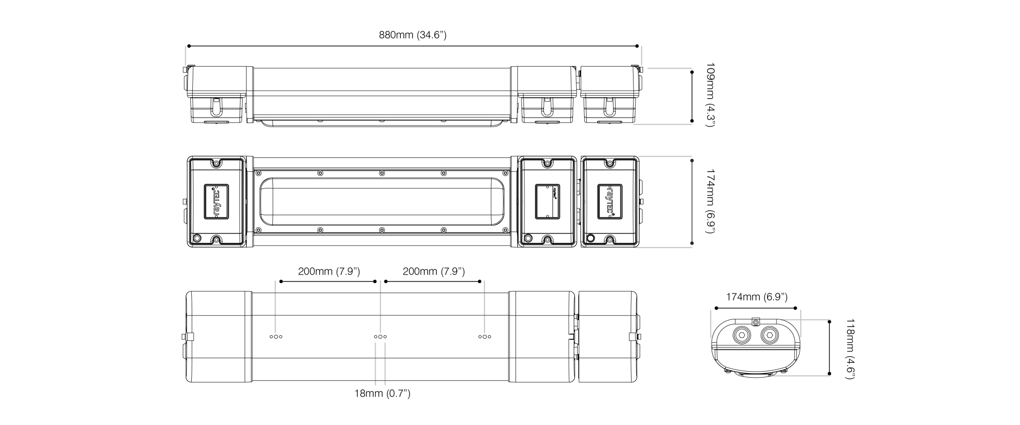 SPARTAN Linear WL84 High Output Zone 1/21 | Raytec