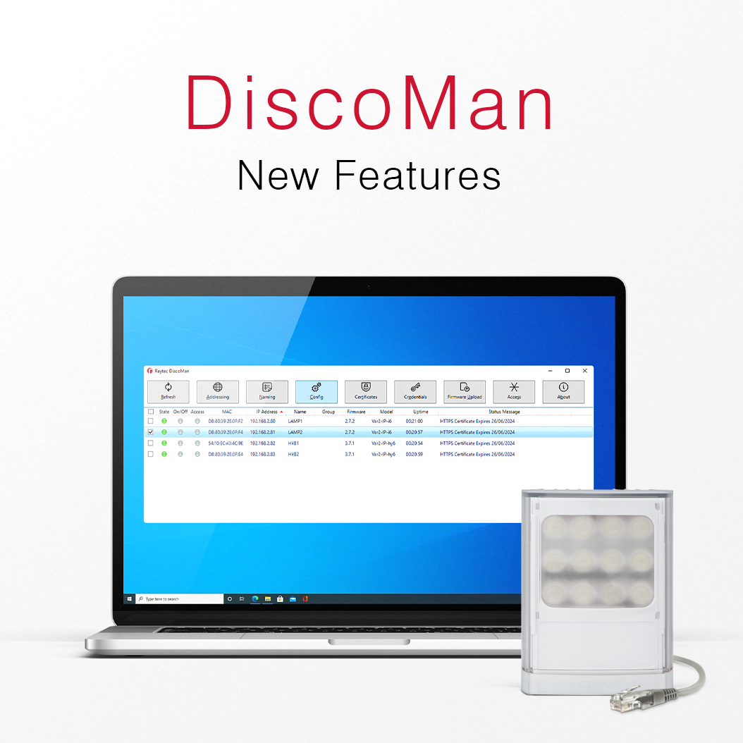 Discoman New Features Raytec