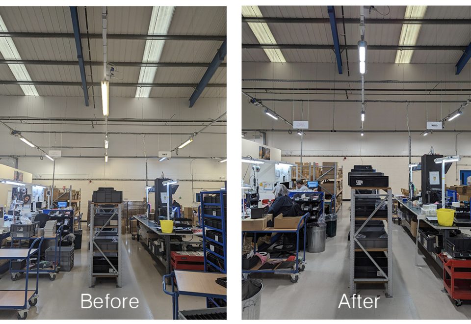 Urban Linear Lights Transform Raytec HQ Workspaces
