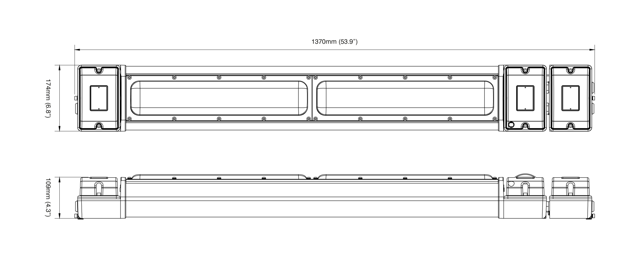SPARTAN Linear WL168 | CID2 Approved | Raytec LED Lighting