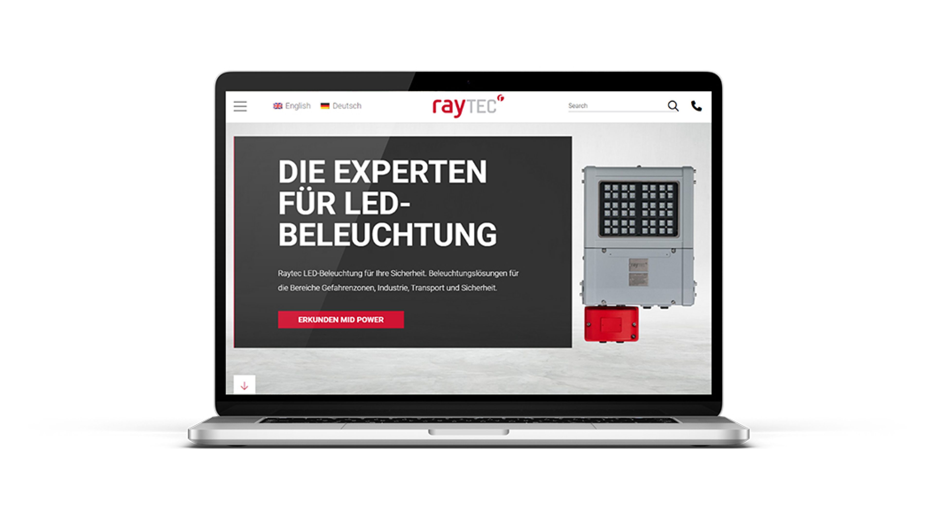 Raytec lanciert neue deutsche Website - Raytec