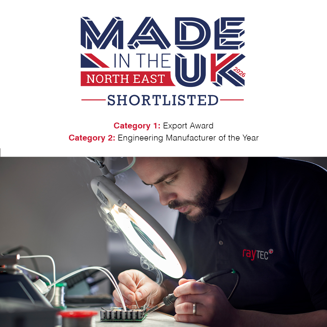 We’re Shortlisted – Made in the North East Awards 2026! - Raytec